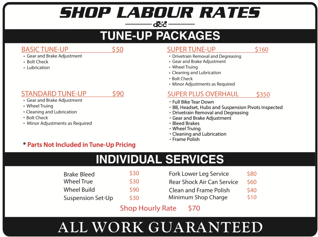 New labour rates june 22 Dodge City Cycles